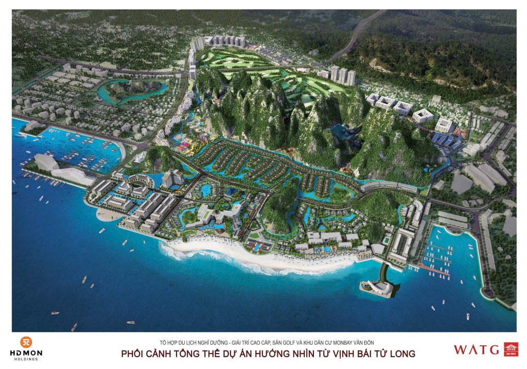 Vị trí "tựa sơn hướng thủy" của Mon Bay Vân Đồn